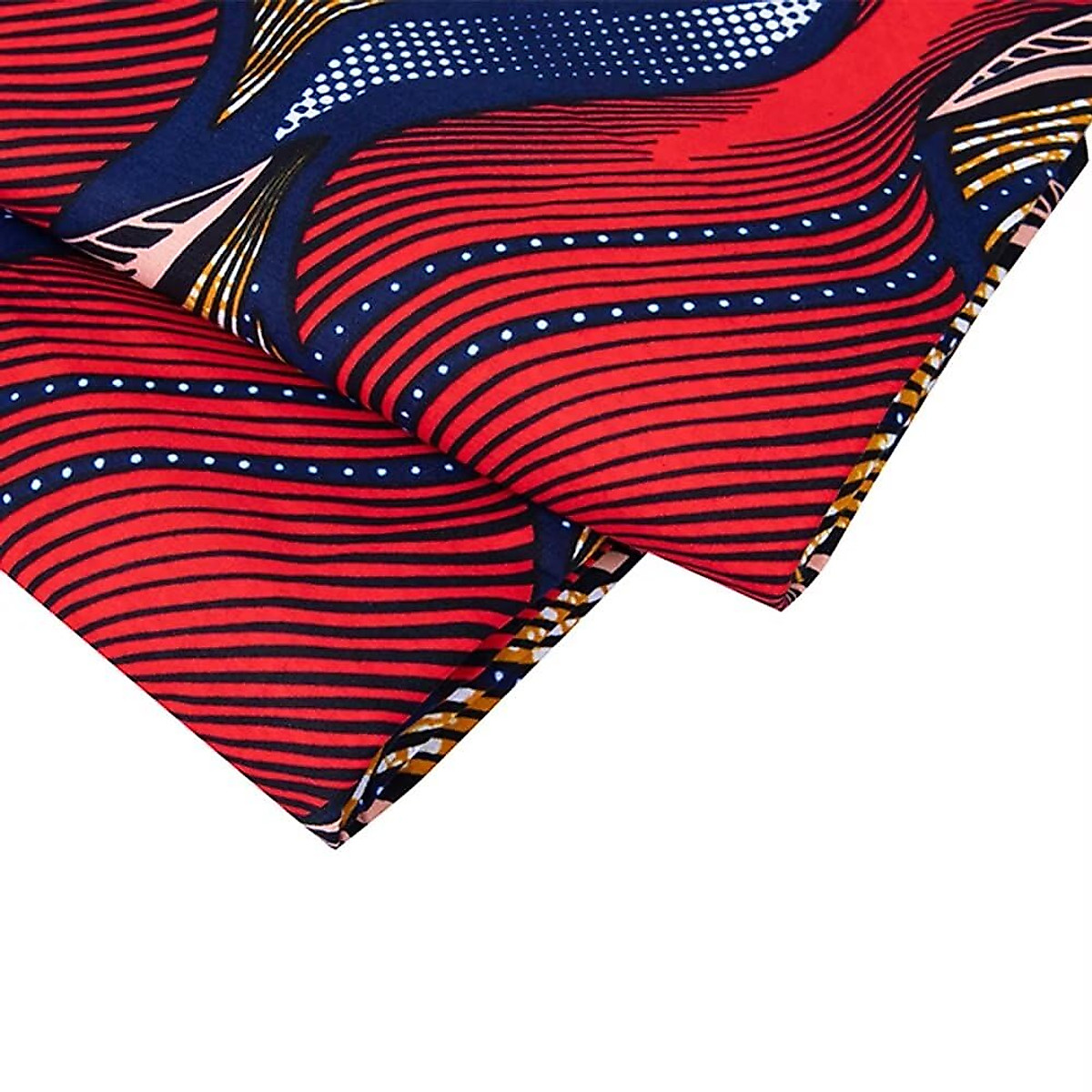 HollandaisWax African Fabric 6 Yard Printed Wax Cloth African Ankara Fabric DIY Party Dress 24FS1545