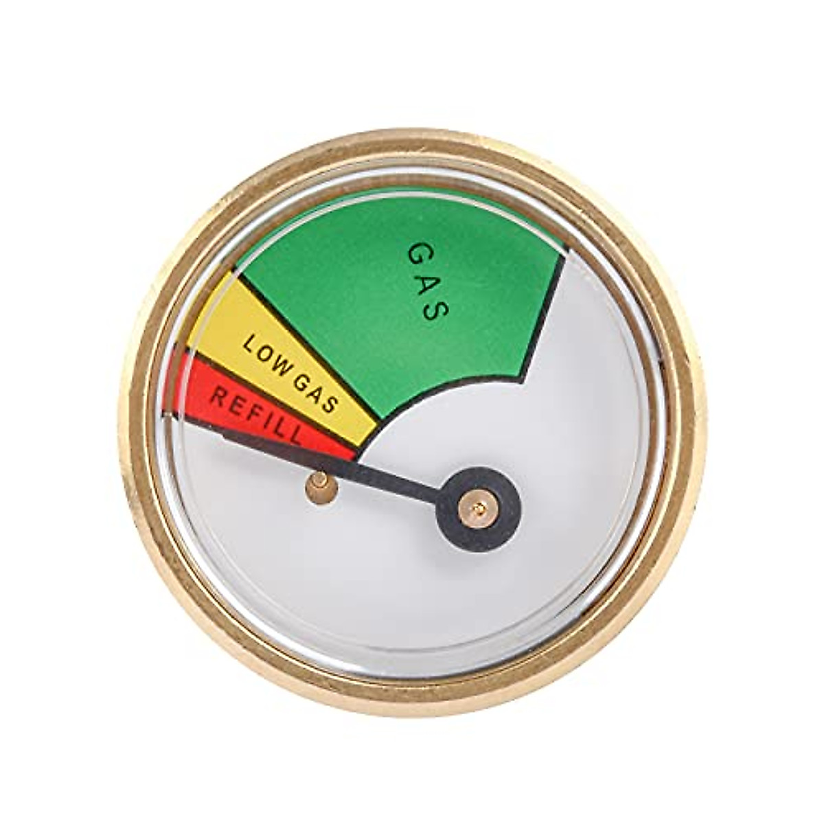 JEASOM 2 Feet Propane Regulator Hose with Gauge, Stainless Braided Hose for Most LP Grill Heater and Fire Pit Table, 3/8'' Female Flare Fitting