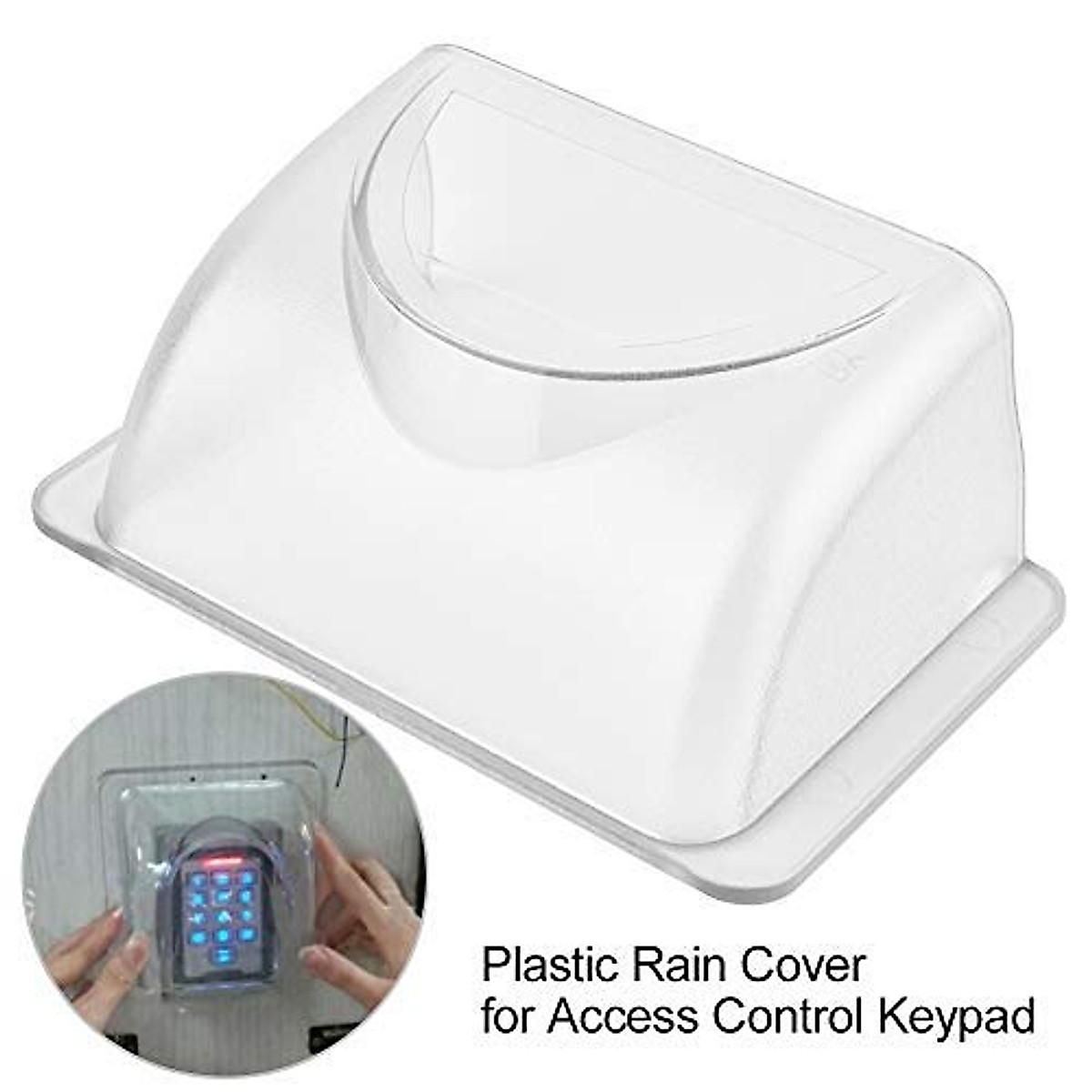 Plastic Rainproof Rain Cover for Door Access, Waterproof Protect Shell for Access Control Keypad Cover Doorbell Shell for Outdoor