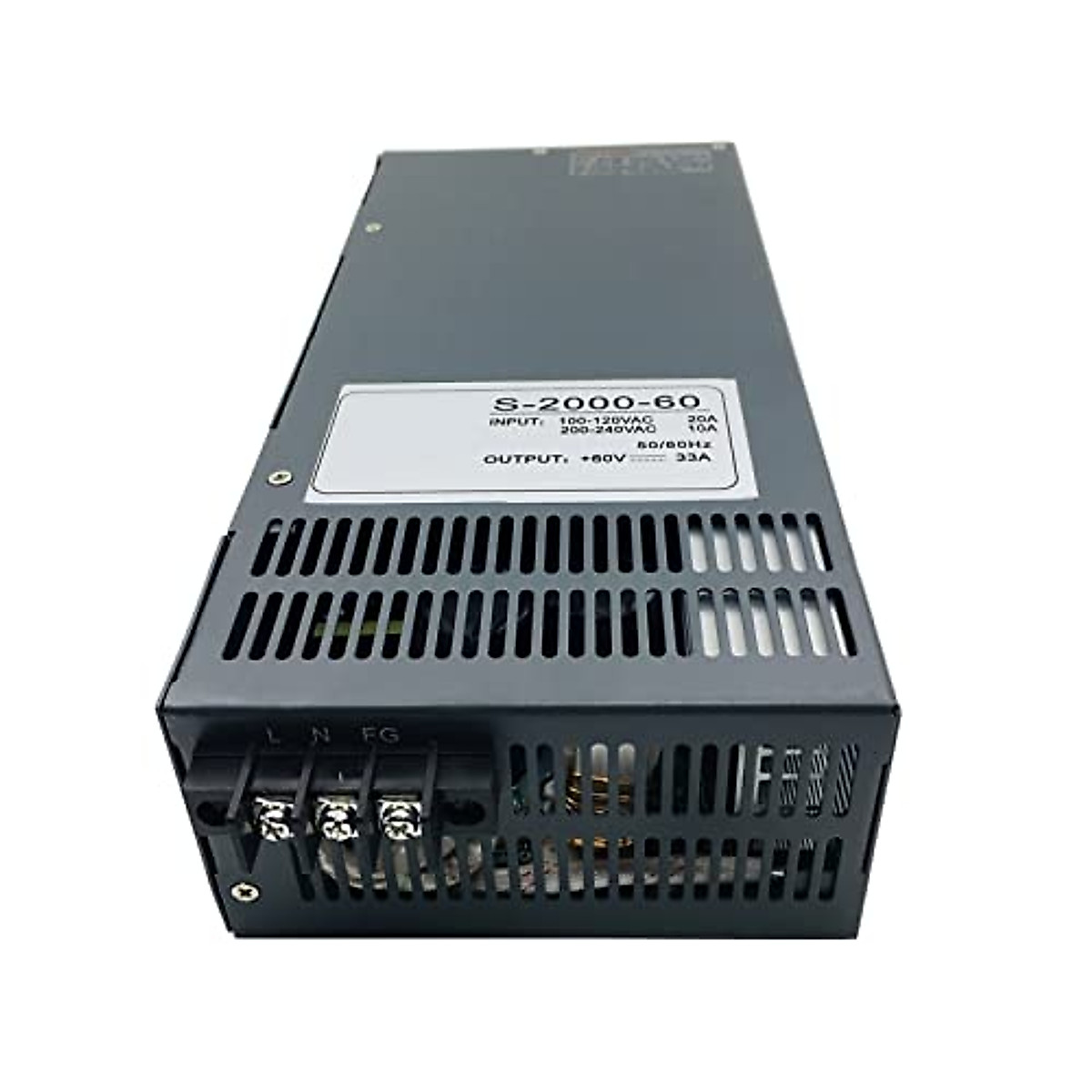 GIXAA DC Power Supply Variable 2000w AC-DC Switching Power Supply Adjustable DC Voltage& Current Power Supply LED Current Stabilizer Laboratory Bench Source with LCD Display