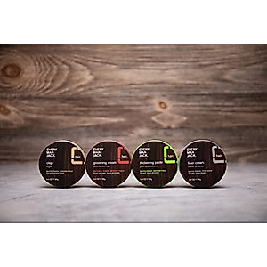 Every Man Jack Mens Hair Styling Fiber Cream - Add Extra Thickness and Texture with a Medium Hold, Matte Finish, and Low Shine - Non-Greasy, For All Hair Types, Fragrance Free - 3.4-ounce - 2 Tins