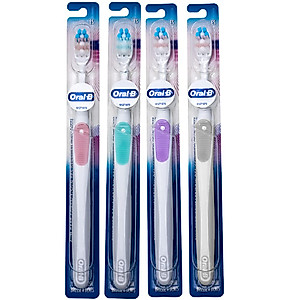 Oral-B Gum Care Extra Soft Toothbrush for Sensitive Teeth and Gums, Compact Small Head, (Colors Vary) - Pack of 1