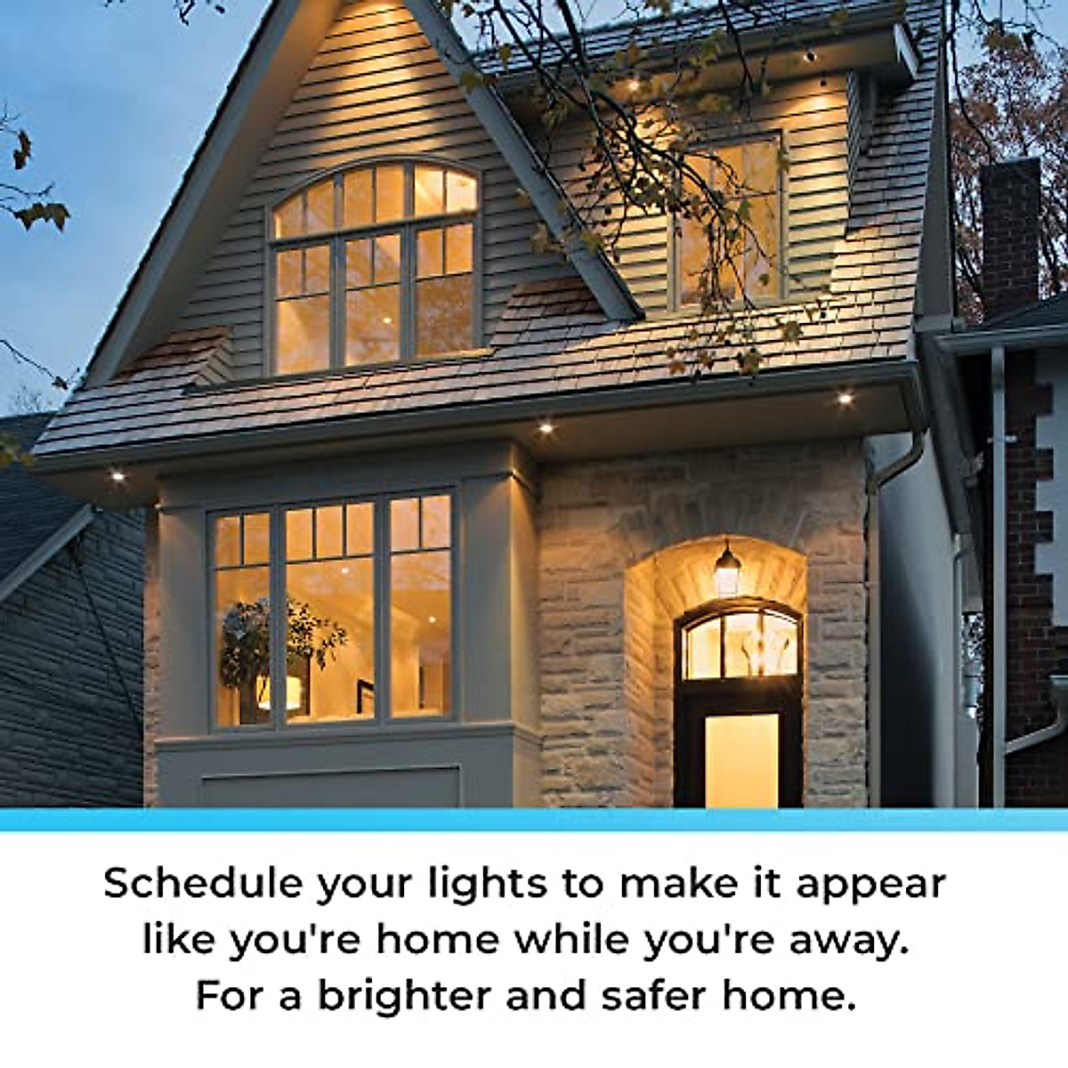 Globe Electric 50589 Color-Changing A19 LED Smart Light Bulb, 2.4 GHz Wi-Fi, 60W Equivalent 800LM, Works with Alexa Only, 1-Pack