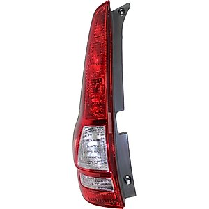Evan Fischer Driver Side Tail Light Compatible with 2007-2011 Honda CR-V Lens and Housing