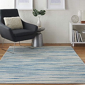 Nourison Jubilant JUB04, 4' x 6', Blue