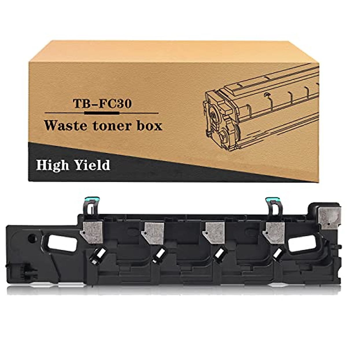 MYSEC TBFC505 TBFC50 Waste Cartridge， Compatible TB-FC30 TB-FC505 TB-FC415 Waste Toner Box, for Toshiba 4508LP 4515AC 4555C 5005AC 5015AC 5055C