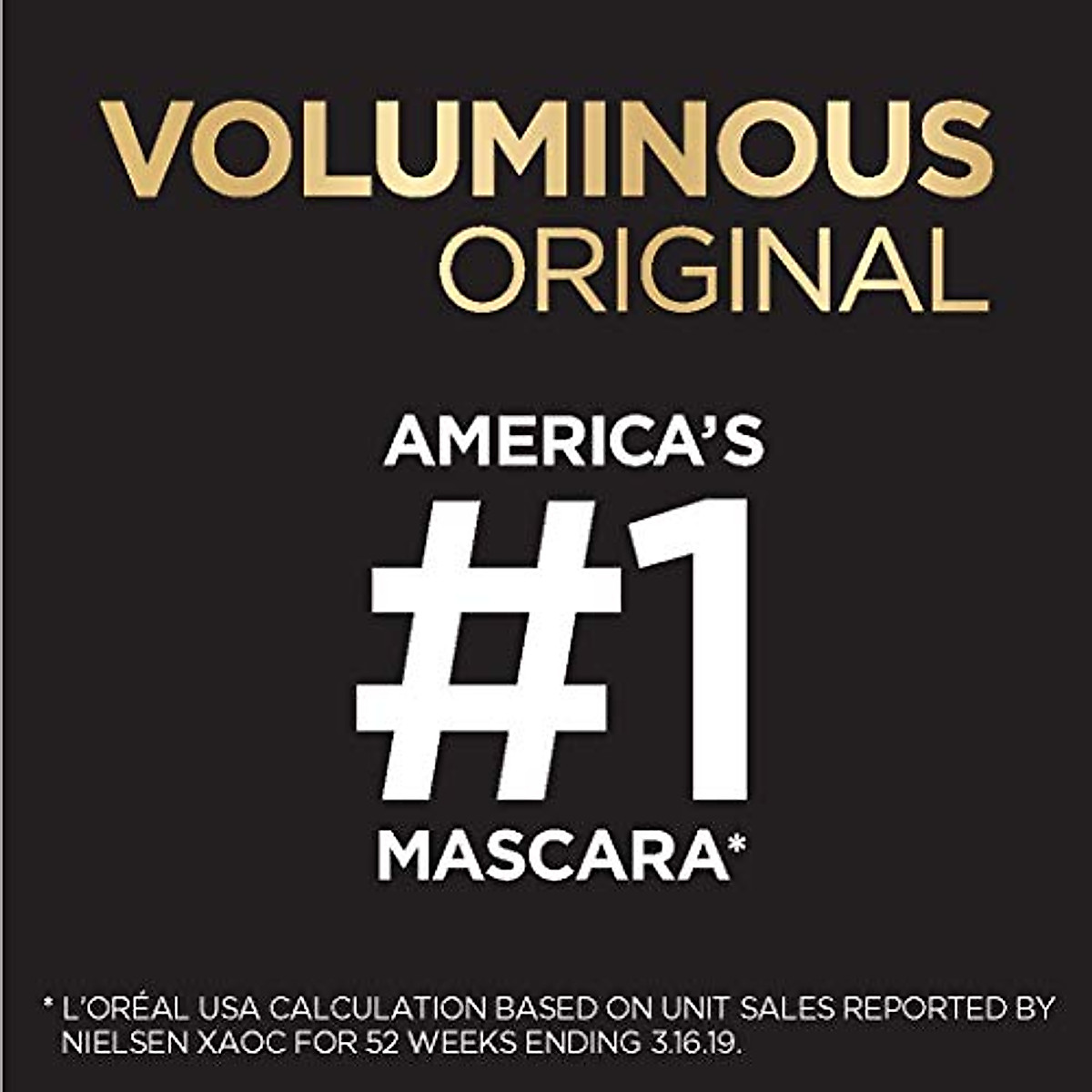 L’Oreal Paris Makeup Voluminous Original Volume Building Mascara, Black Brown, 2 Count