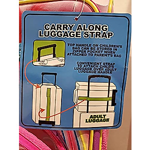 Accessory Innovations Trolls World Tour Pop Softside Wheeled Carry On 18 Inch Rolling Luggage