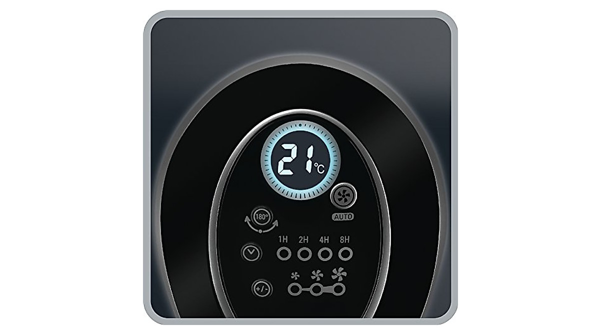 Rowenta VU6670 Fresh 180 Degree Tower Fan, Silent, Tall, with Remote ...