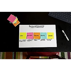 Post-it Dry Erase Sheets, 30 Sheets/Pack, Instant Whiteboard, 7 in x 11.3 in (DEFSheets-30PK)