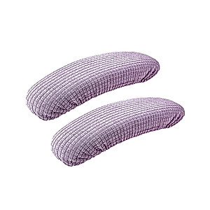 UMXOSM 1pair Office Chair Arm Pad Covers, Stretchable Washable Elastic Office Chair Armrest Slipcovers Covers(Navy Blue)