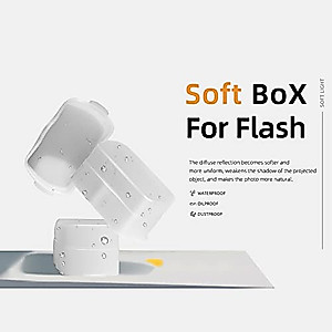 Camera Flash Bounce Diffuser Light Softbox [3-Pack] for speedlight Photography Accessories Compatible with Canon 560 565EX 580EX Godox V850 V860 TT600 TT685