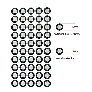 6.0mm 3D Scanning Markers for 3D Scanner, Accurate Tracking Dots, Reference Point Markers, and Diffuse Reflection for Precise Optical Tracking and 3D Scanning(200 Per Pack)