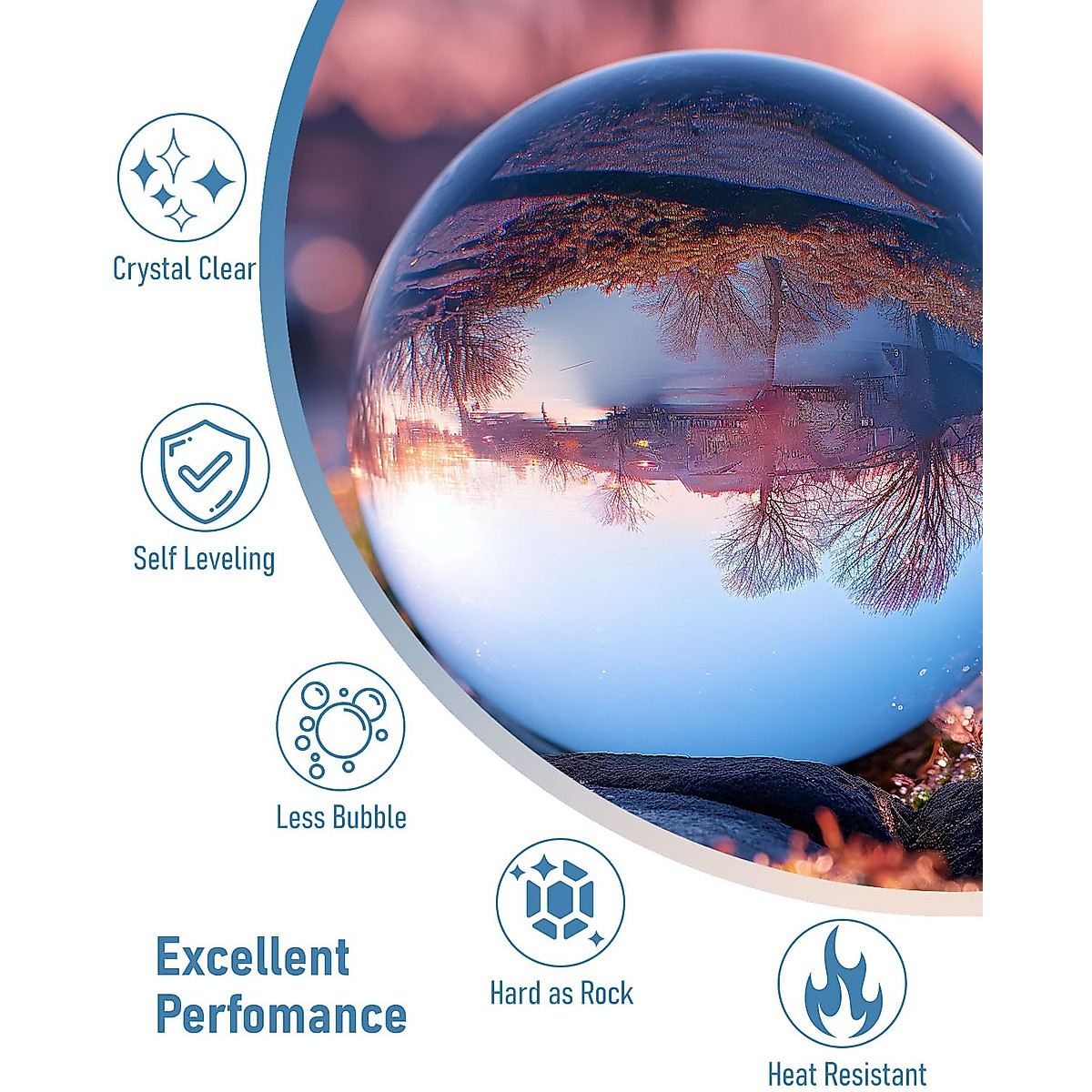 Smallbudi 80 OZ Epoxy Resin Kit with 16 Colors Mica Powder, Gold Foil, Cups & Stick, Crystal Clear Resin Beginner Supplies for Coating and Casting, Molds, Jewelry Making, DIY Art Craft, 1:1 Ratio