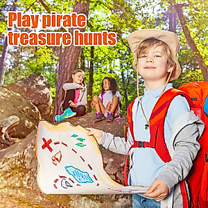 Pirate Treasure 100 Pieces Gold Coins and 100 Pieces Gem Jewelry Treasure Fake Gold Coins Toys for Pirate Party Decorations Halloween Adventure Themed Event Party Supplies