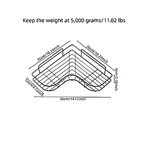 Shower Caddy Corner, Corner Shower Shelf for Bathroom, Shower Corner Shelf with 8 Hooks, No Drilling Self Adhesive