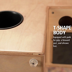 Meinl Percussion Slaptop Cajon Box Drum with Internal Snares and Bass for Acoustic Music — NOT Made in China — Play with Your Hands, Baltic Birch, 2-Year Warranty (TOPCAJ1EB)