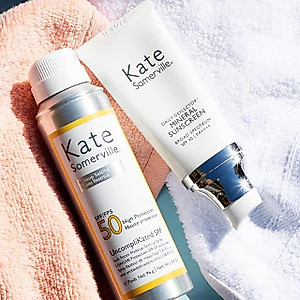 Kate Somerville UncompliKated SPF – SPF 50 Face Sunscreen and Soft Focus Makeup Setting Spray – Daily Use Skin Care with Matte Finish, 3.4 Fl Oz