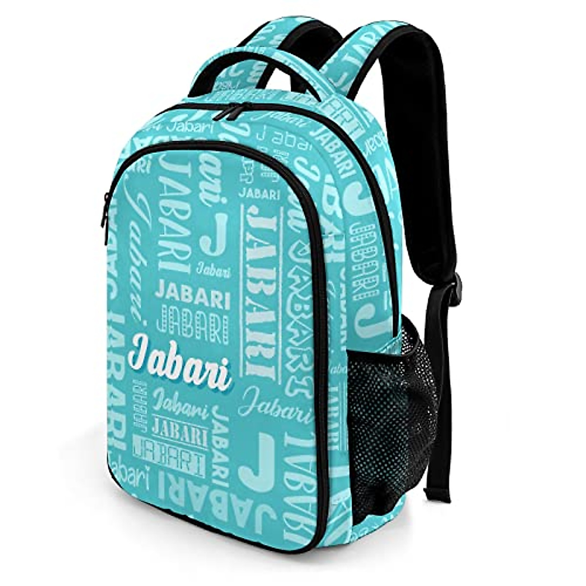 ZAACUSTOM Custom School Bookbag with Name Polyester Personalized Backpack Elementary Customize Book Bag for Boys Girls Kids Custom Back Pack, Waterproof, Fashion, Adjustable Shoulder Straps