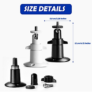 Annrybor Wall Mount 1/4 Screw Mini Bracket for HTC Vive/Valve Index/Vive PRO Base Station, Universal Metal Wall Mount Bracket for VR Rift Sensor