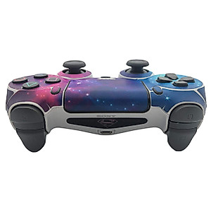 Gebaisi Vinyl Skin Sticker Protector for Sony Playstation 4 PS4 Controller Joystick Set (Controller Skin, A)