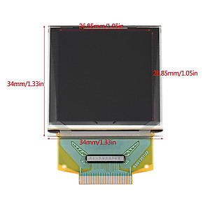 Tyenaza 1.5inch OLED Display Module, OLED Color Display Graphic Module SSD1351 Serial Peripheral Interface for MP3, Function Cellphone