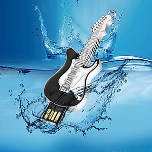 GARRULAX USB Flash Drive, Guitar Shape 64GB USB2.0 USB Memory Stick Date Storage Pendrive Thumb Drives