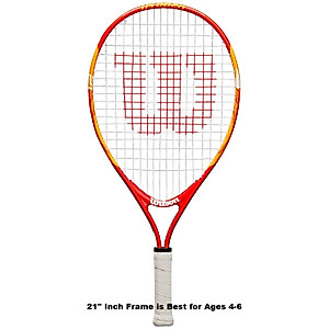 Generic Wilson US Open 25 Junior Tennis Racquet Bundled with a Green/White Wilson Advantage II Tennis Bag (Perfect for Beginner Players Age 9-10) Green/White Bag 25 Inch Racquet