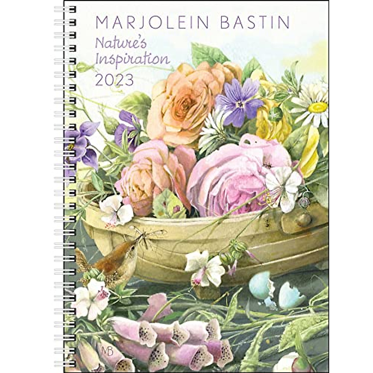 Marjolein Bastin Nature's Inspiration 12-Month 2023 Monthly/Weekly Planner Calen