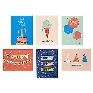 American Greetings Bulk Blank Birthday Cards Assortment (48-Count)