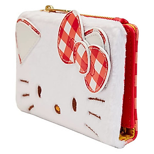 Loungefly Hello Kitty Purse Gingham Official Red Zip Around Einheitsgröße