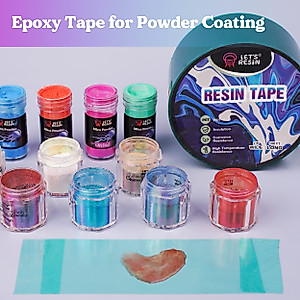 LET'S RESIN Resin Tape,2Inch Wide x 108FT Long Epoxy Tape,Thermal Adhesive Tape,High-Temperature Heat Insulation, Easy Peel, Release Resin Tape for Epoxy Resin Molding, River Tables,Remove Residue