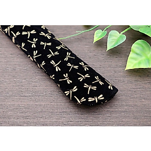 Matsumi Craft Fan Holder, 9.3 inches (23.5 cm), Inden Style Family Crest