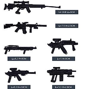 Fycooler US Army Men and SWAT Team Toy Soldiers Action Figures Playset with Military Weapons Accessories,Military Soldier Playset Military Figures Army Men Soldiers Toy for Kids Boys Gift,12Pcs