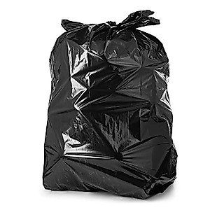 64-65 Gallon Trash Bags, For Toter (Value-PACK 50 Bags w/Ties) Large Trash Bags 65 Gallon Heavy Duty, 64 Gallon Trash Bags, 65 Gallon Trash Bags Heavy Duty, 60 Gallon Trash Bags