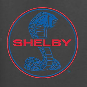 Wild Bobby Shelby Cobra USA Logo Emblem Cars and Trucks Unisex Hoodie Sweatshirt, Charcoal, Medium