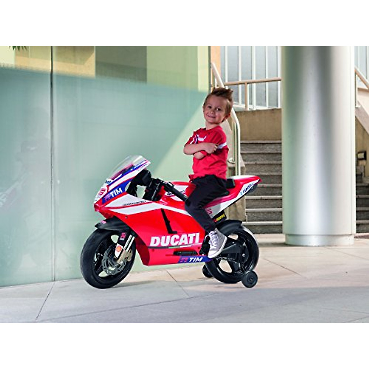 Peg Perego Ducati GP Motorcycle 12 Volt Ride on, Red