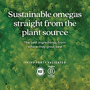 New Chapter Vegan DHA, EPA, and DPA Supplement- Vegan Omega-3 Complex for Heart, Brain, Eye & Joint Support - 30 Softgels