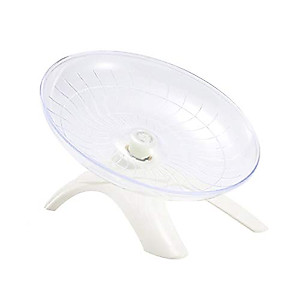 POPETPOP Hamster Pet Flying Saucer Exercise Wheel Toy Spinner for Gerbil Rat Chinchillas Guinea Pig Squirrel Small Animal