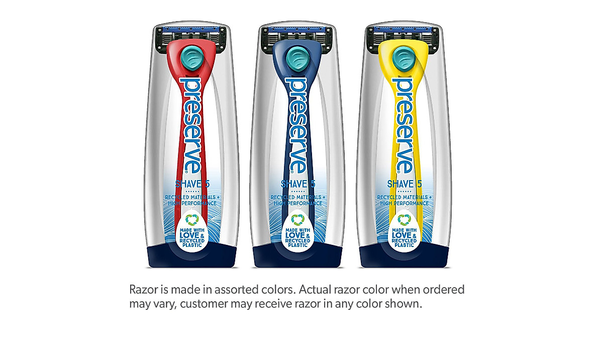 Preserve Shave 5: Eco-Friendly 5-Blade Recycled Razor