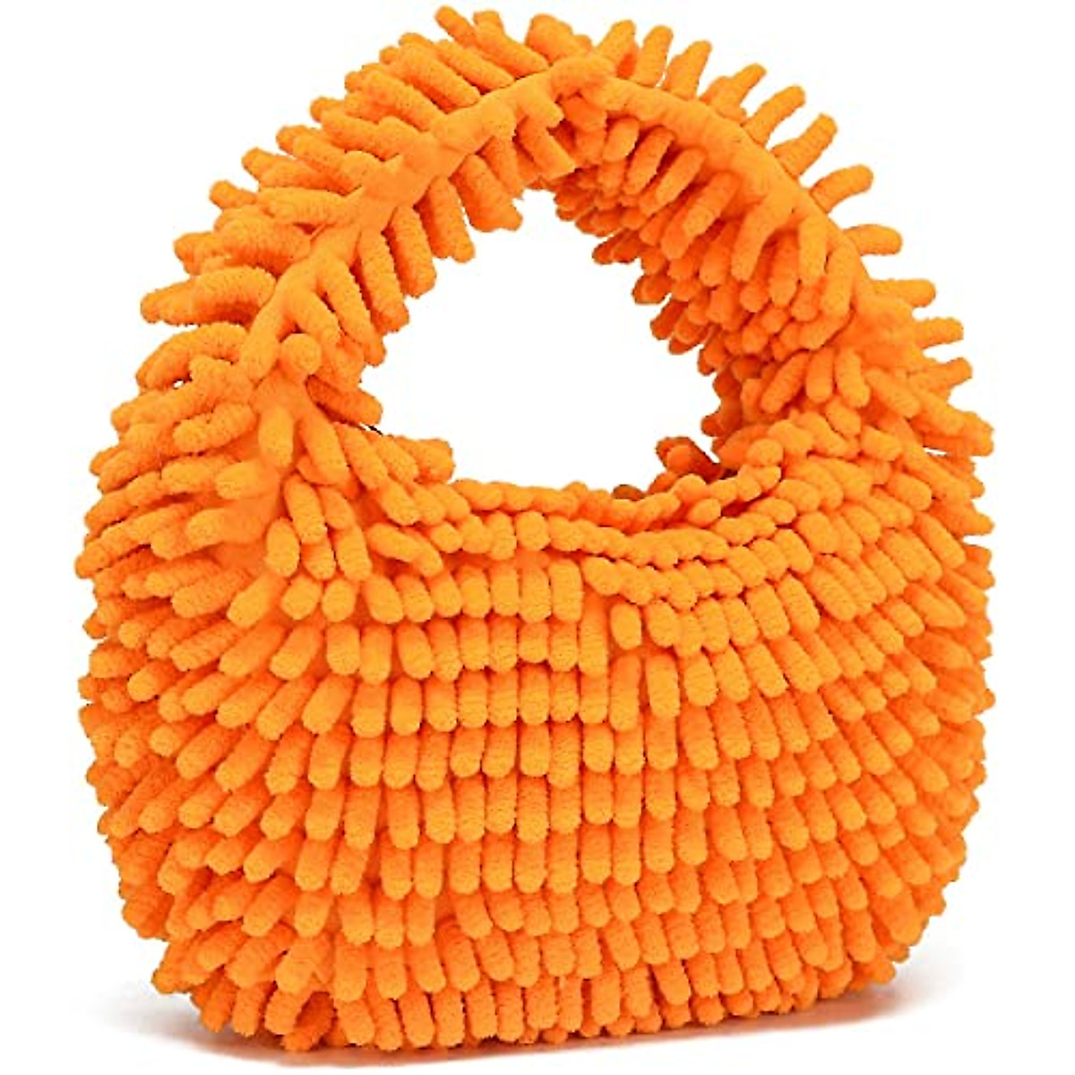 CATMICOO Y2K Fuzzy Purse, Fluffy Tote Bag, Cute Plush Purse for Women