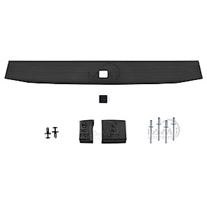 IAMAUTO 66144 Integrated Step Flex Flexible Complete Tailgate Cap Molding Kit for 2017 2018 2019 2020 Ford Super Duty F250 F350