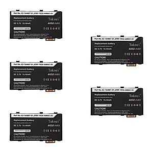 GIKYSUIZ 5-Pack 4450mAh Replacement Battery for Symbol/Zebra BTRY-TC55-29MA1-01 Compatible with Symbol/Zebra ES85 ES85XX MC36 TC55 TC55AH-JC11ES RFD8500 Mobile Computer Scanners