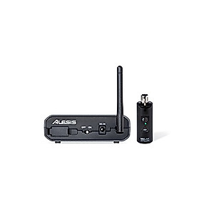 Alesis MicLink Wireless | Digital Wireless Microphone Adapter with 60-foot Range (2.4GHz, 14 channels)