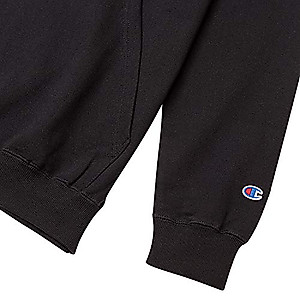 Champion Mens Big & Tall Embroidered Pullover Hoodies Sweatshirt Black XLT