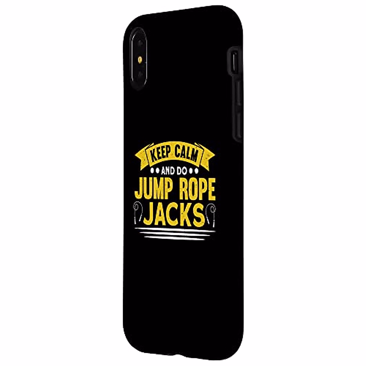 iPhone X/XS Keep Calm And Do Jump Rope Jacks Jump Rope Skipping Case