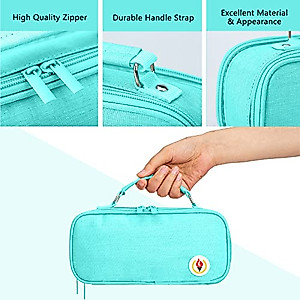 Cute Pencil Case, Large Capacity Pencil Cases for Adults, Large Pencil Case Aesthetic Pencil Pouch, Pencil Case Organizer Green School Supplies for Girls Boys