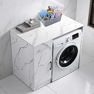 Rinboat Medium Plastic Storage Baskets with Handle, 4 Packs, G