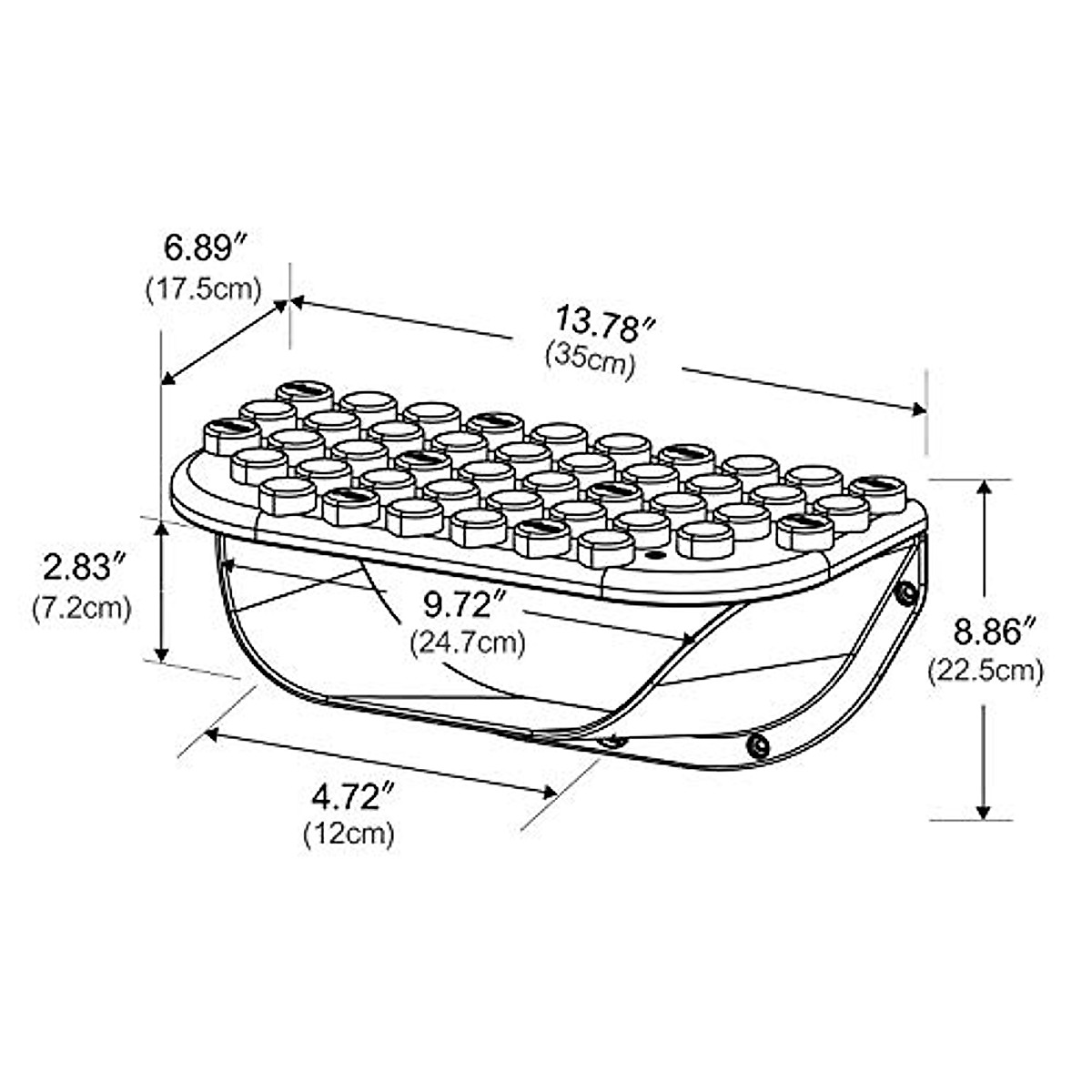 UNiPLAY Building Blocks Daycare Play Shelf with Storage 11 Piece Set, Sensory Toys Storage Bin and Play Shelf for Teething Baby Starter Learning Building Blocks, Ages 3 Months and Up, Purple