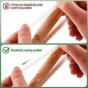 Non slip Hanger Grips for Wood Hangers Clear Rubber Hanger Grip Adhesive Clothe Hanger Strip 2.8 x 0.2 Inch Rubber Hangers Grip with Fins Clothes Hanger Strips Grippers for Clothes Hanger (200 Pieces)